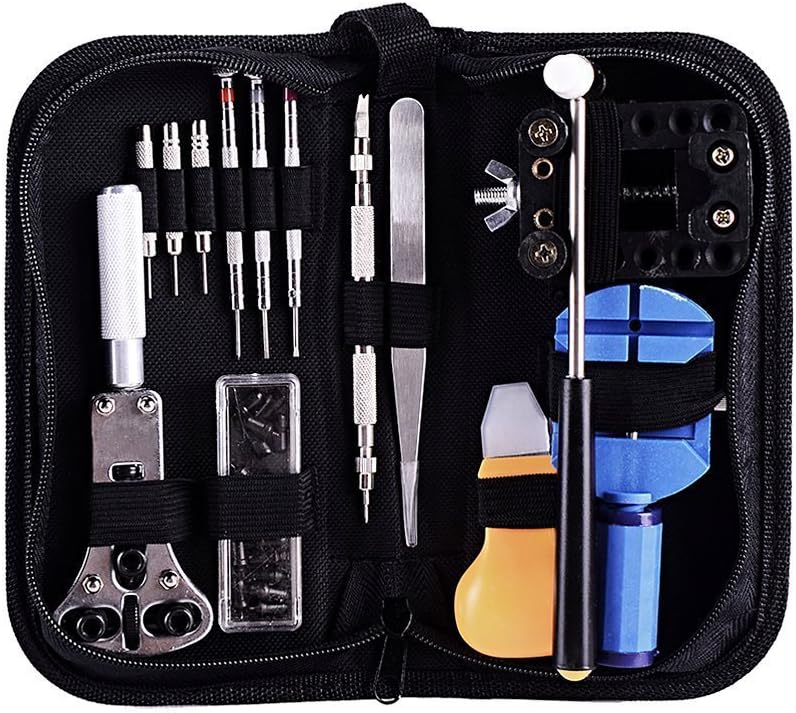 Ohuhu professional set of 13 watch-making tools for watch repair, case ...
