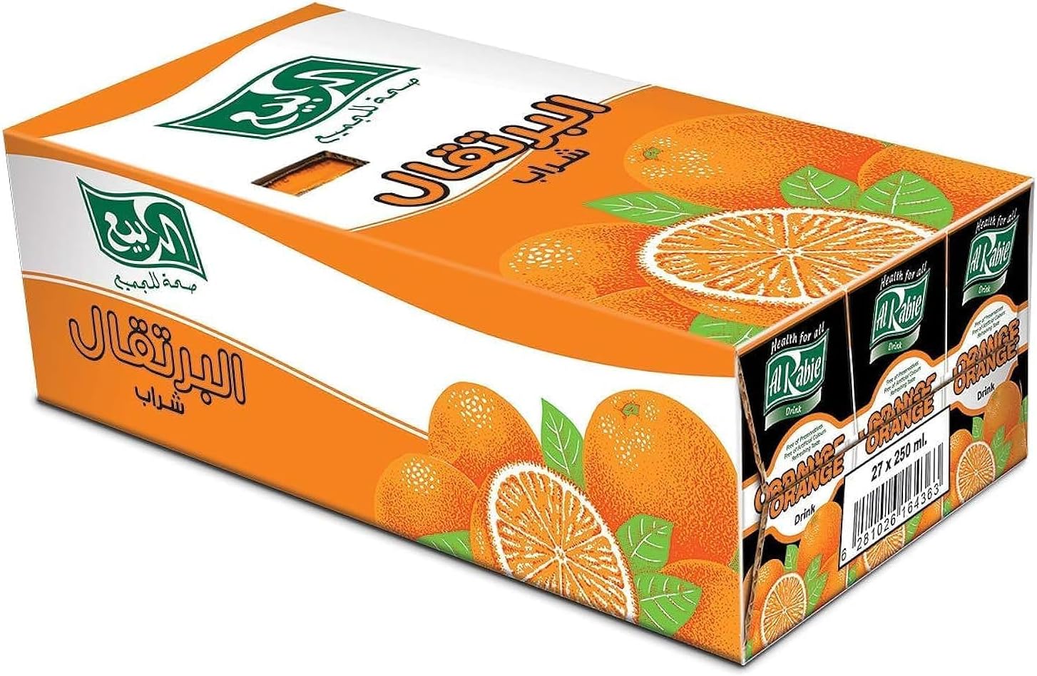 Al Rabie Orange Drink Juice 250 ml x 27 : Buy Online at Best Price in ...