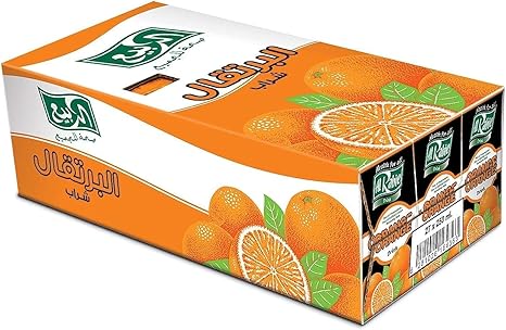 Al Rabie Orange Drink Juice 250 ml x 27 : Buy Online at Best Price in ...