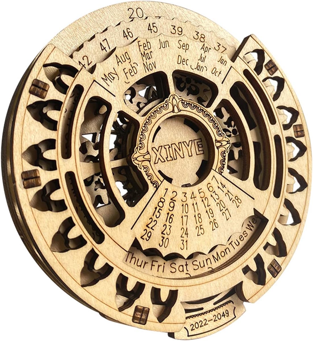 MLfire Perpetual Calendar Model DIY Assemble Mechanical Perpetual ...