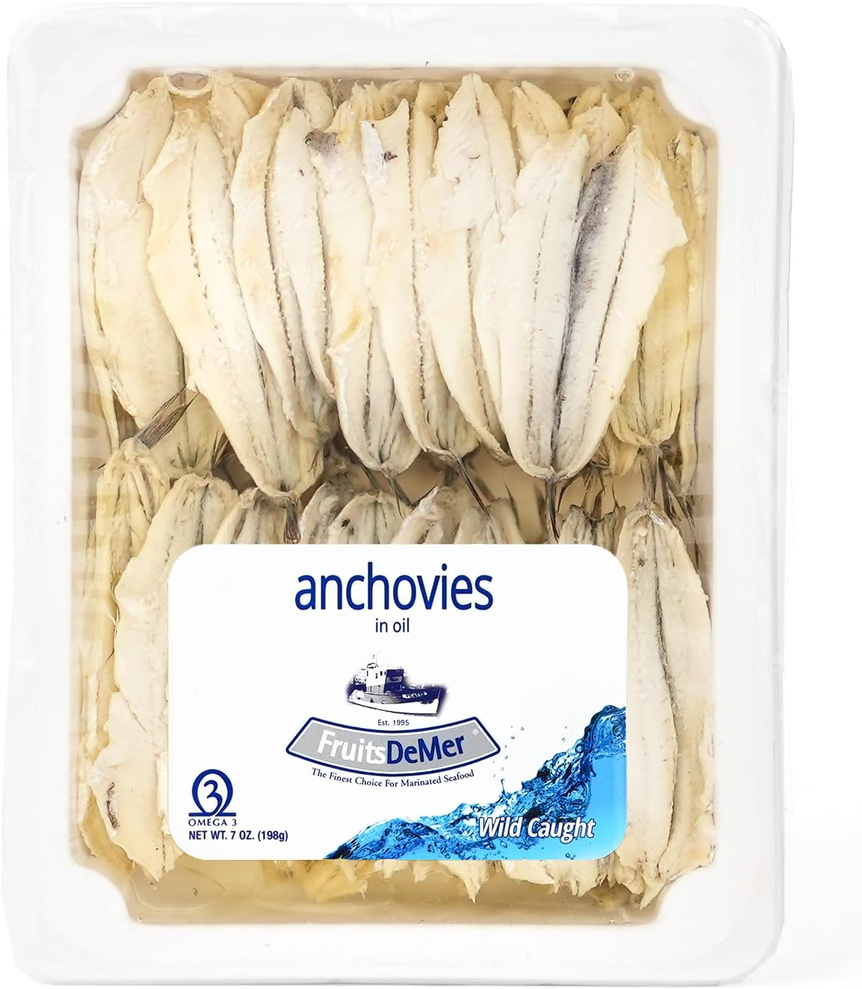 Amazon.com : Marinated White Anchovies Fillet Boquerones 24.69 Oz ...