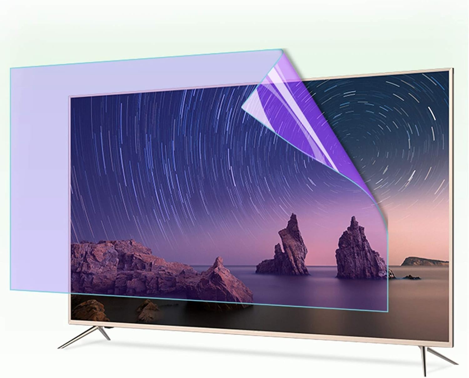 Protetor de tela de TV. Anti-reflexo Anti-riscos para monitor de 32-75 ...