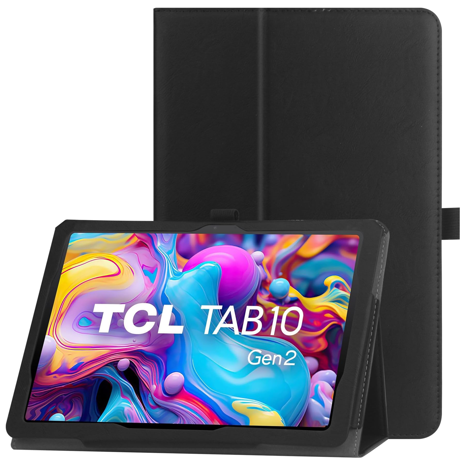 HAIHUIPI TCL Tab 10 Gen 2 (8492A) Cases Cover,PU Leather Stand Folio ...