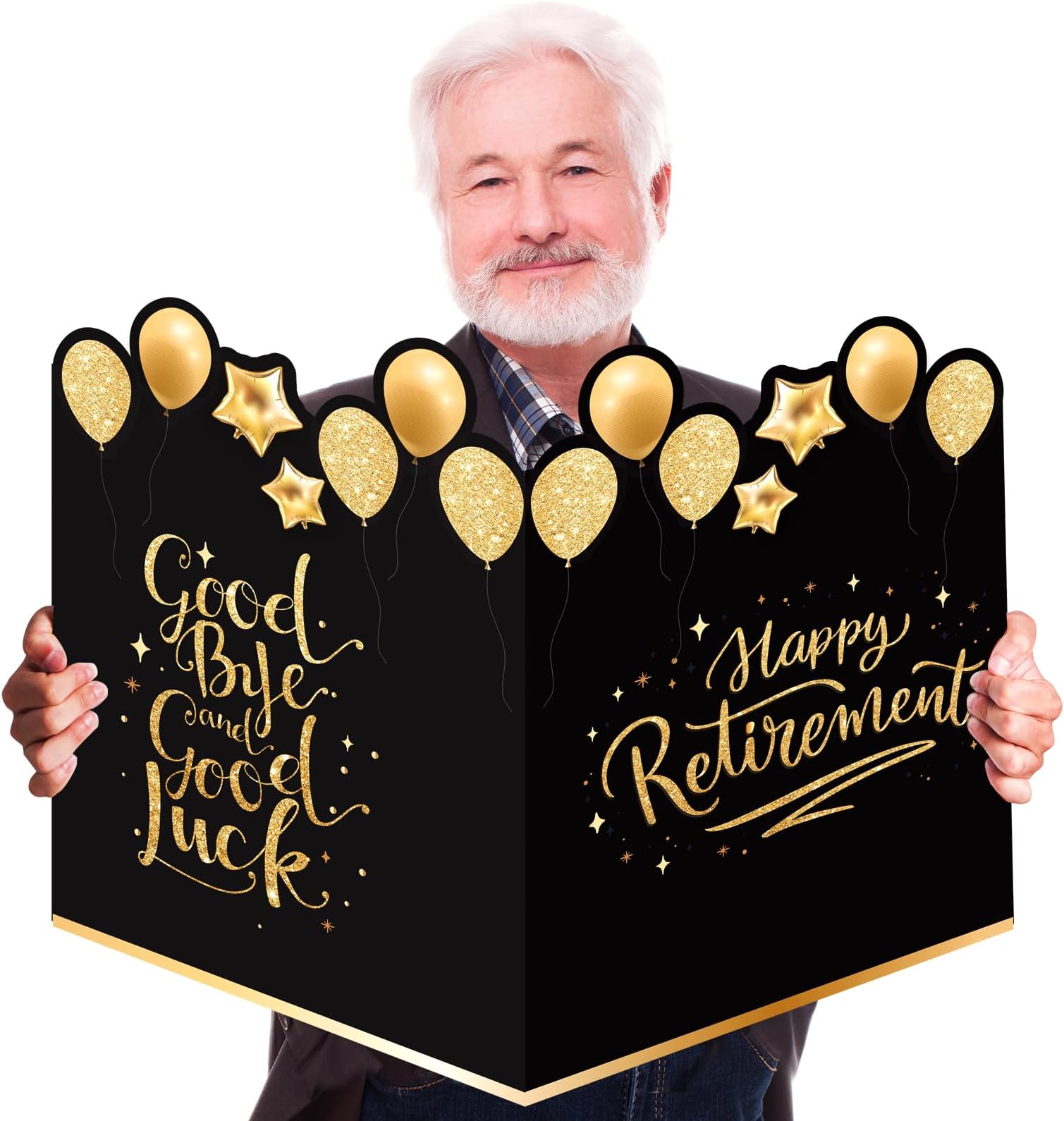 Amazon.com: Motiskyy Large Retirement Card Happy Retirement Party ...