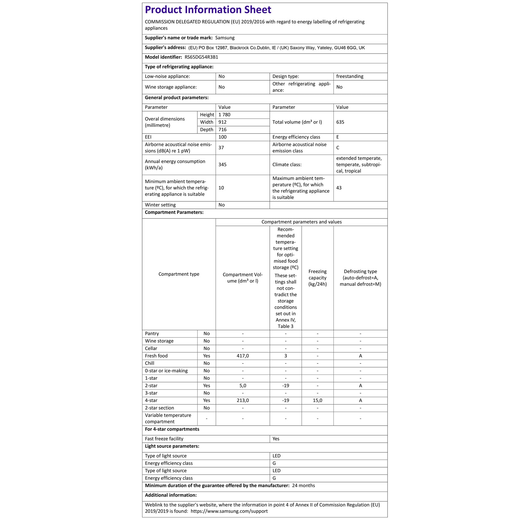 Haier HSW59F18EIPT American Style Fridge 601L Total Capacity Freezer ...