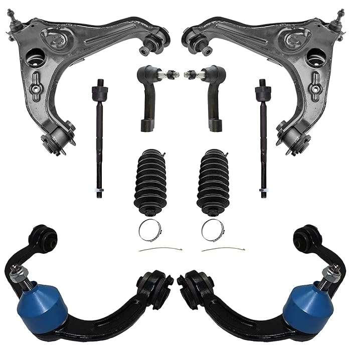 Buy Detroit Axle - 10pc Front Upper & Lower Control Arms, Inner Outer ...