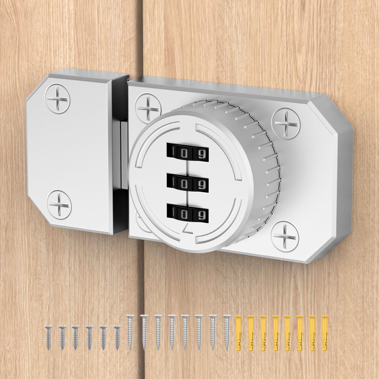 Snapklik.com : Mixizigoz 3-Digit Password Cabinet-Combination-Locks For ...
