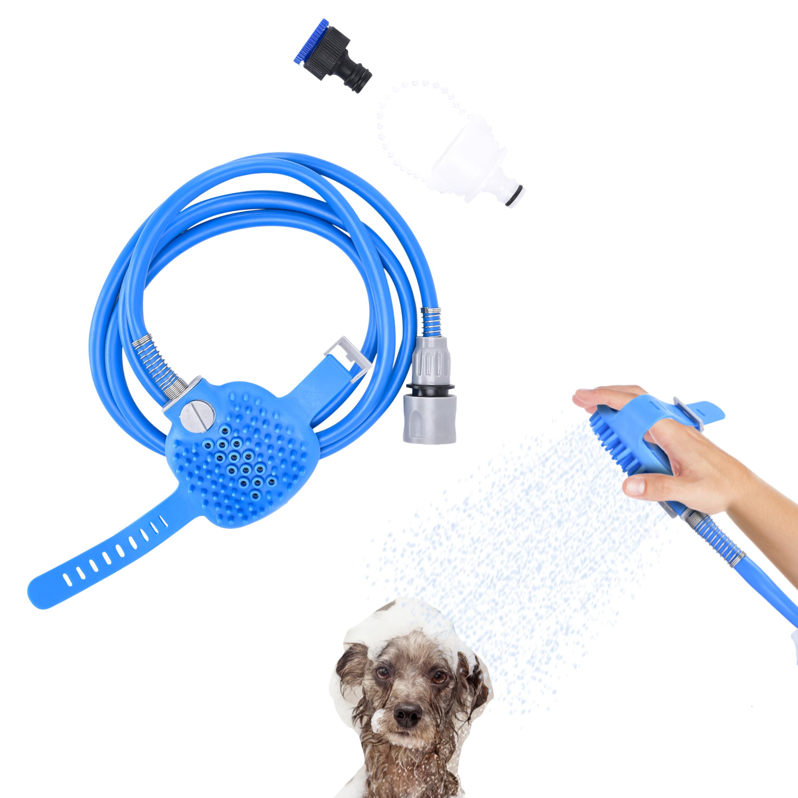 Amazon.com: Black Rhino Dog Shower Attachment 2-in-1 Sprayer and ...