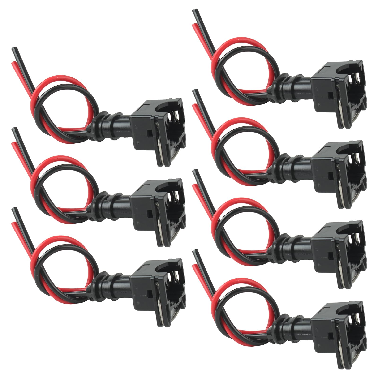 Amazon.com: Carbhub 8Pcs Fuel Injector Connector Fit for EV1-8 ...