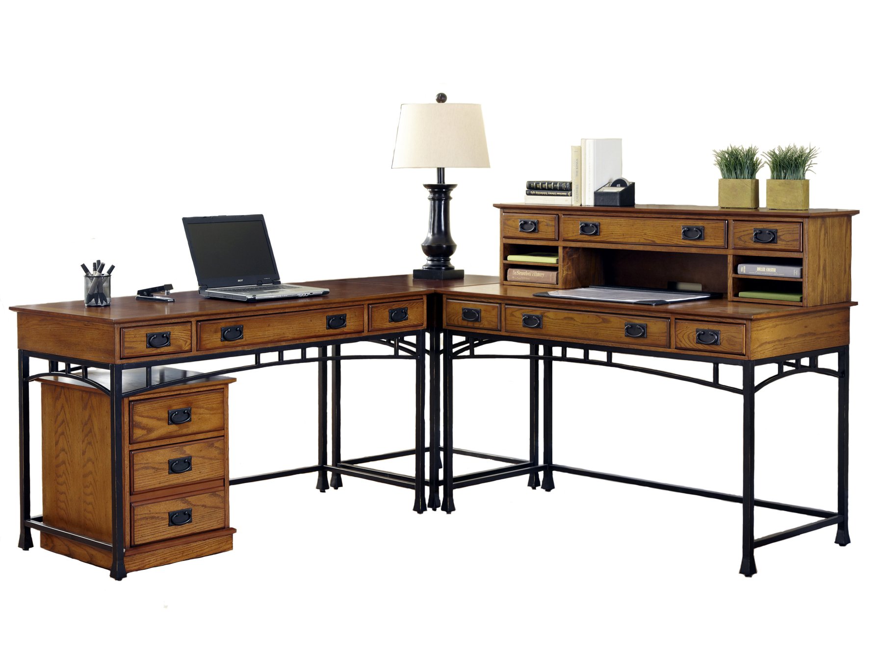 Home Styles Modern Craftsman Executive Desk