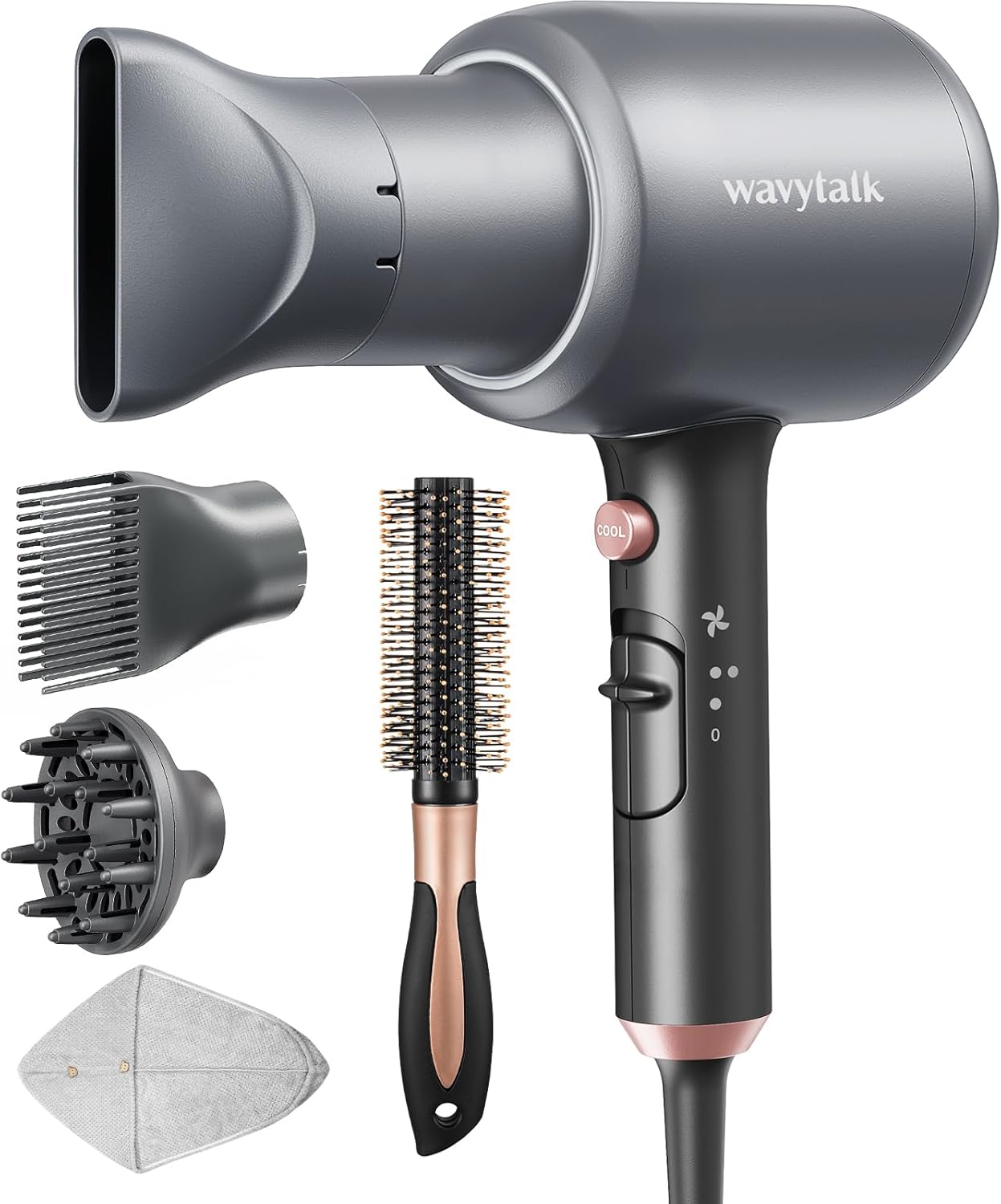 Amazon.com : Wavytalk Diffuser Hair Dryer Blow Dryer for Women ...