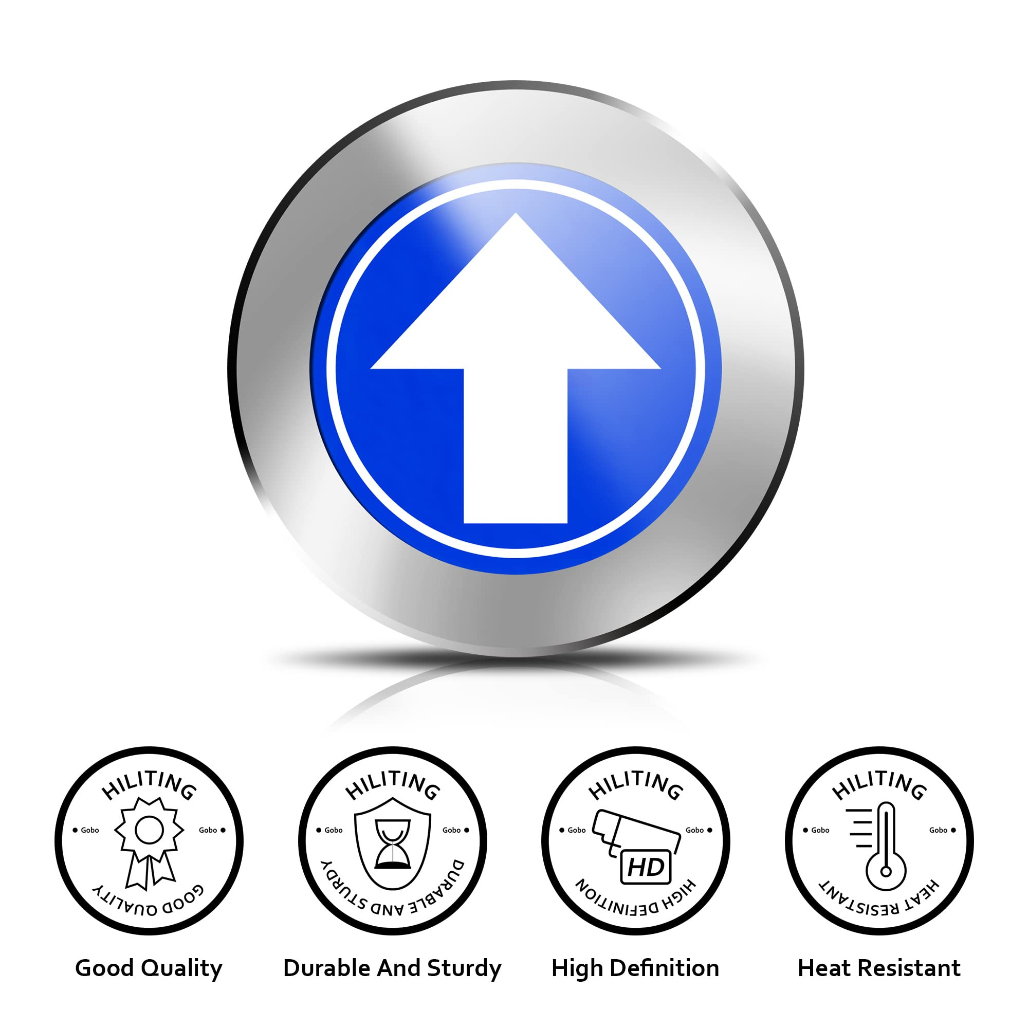 Snapklik.com : HILITING HD Logo Lens For LED Logo Projector GOBO Lens ...