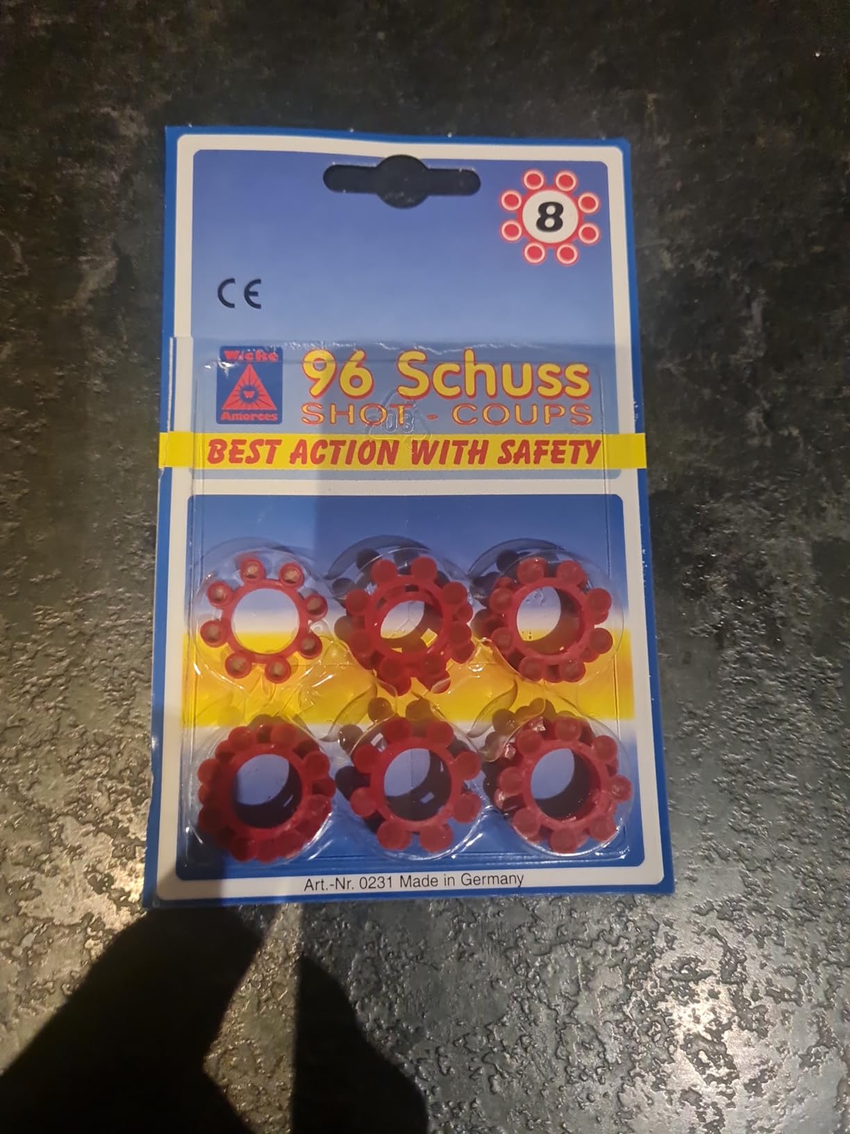 PNJB, Shot 8 Shot Ring Caps for Gun for Kids for Boys Children, Pistol ...
