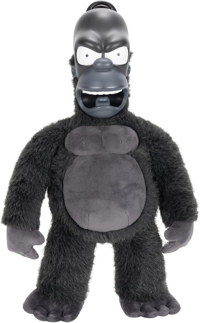 Amazon.com: JAKKS Pacific King Homer Plush Figure, 16 Inch, The ...