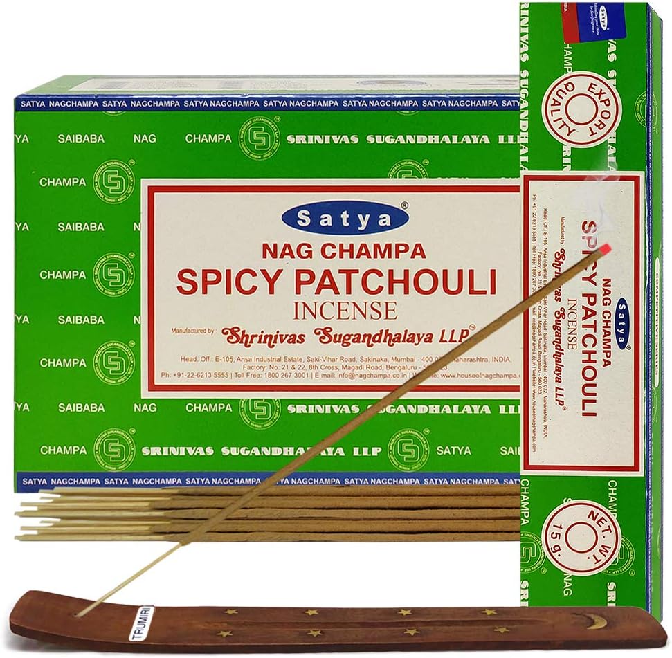 Amazon.com: Patchouli Forest - 100 Gram Box - Satya Sai Baba Incense ...