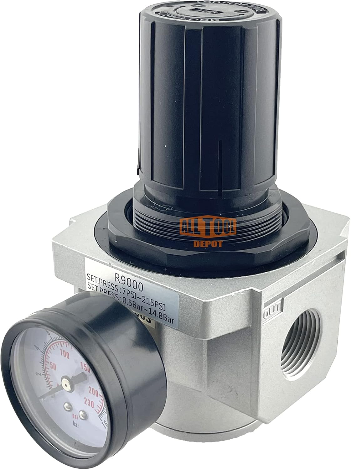 1” NPT SUPER DUTY In-Line Compressed Air Pressure Regulator For Air ...