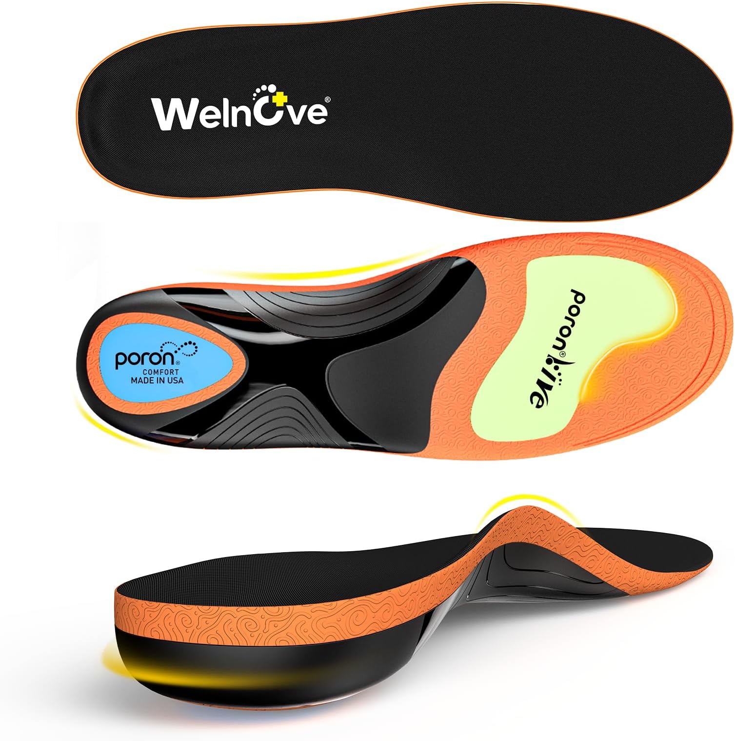 Amazon.com: Kimihome Plantar Fasciitis Relief Insoles - FSA Eligible ...