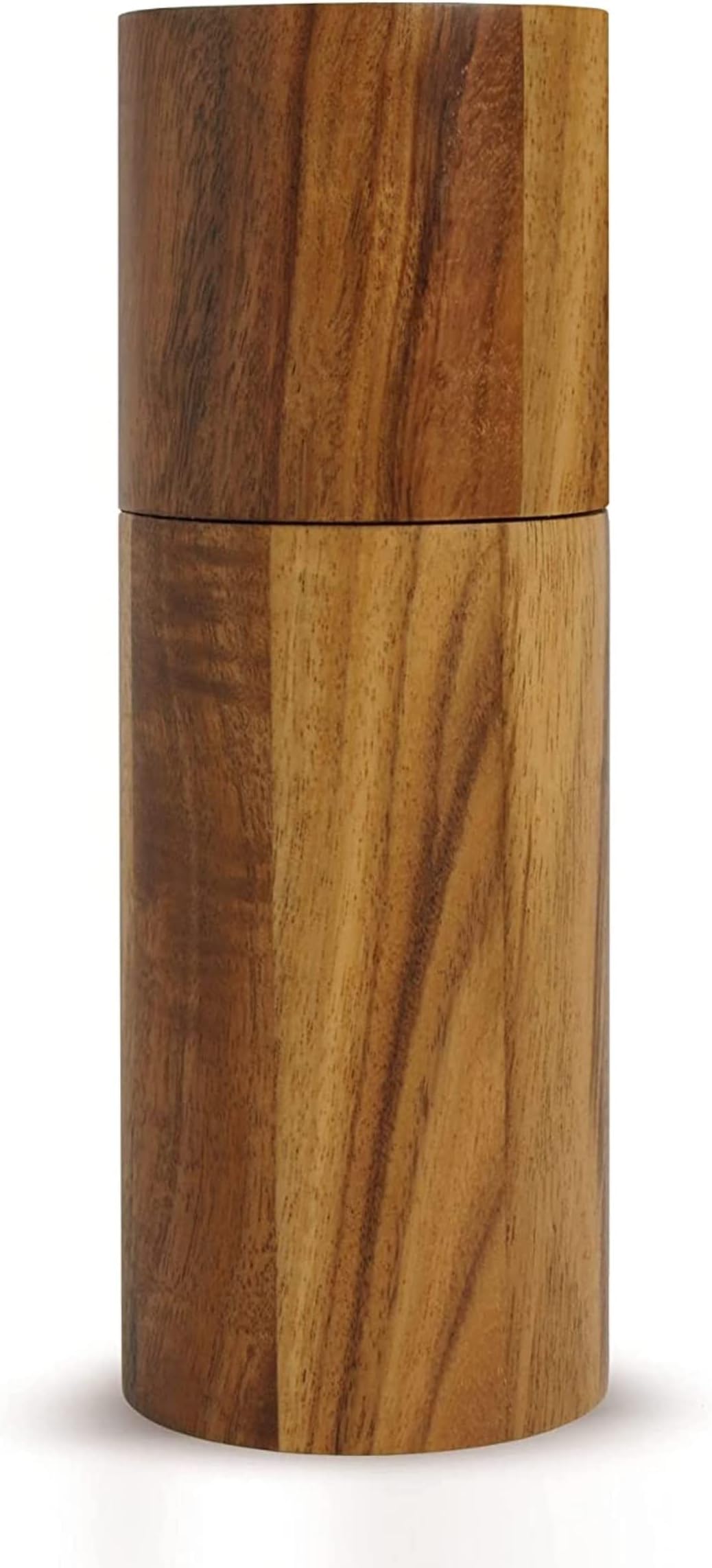 Amazon.com: Salt and Pepper Grinder Refillable Solid Wood Spice Mill ...