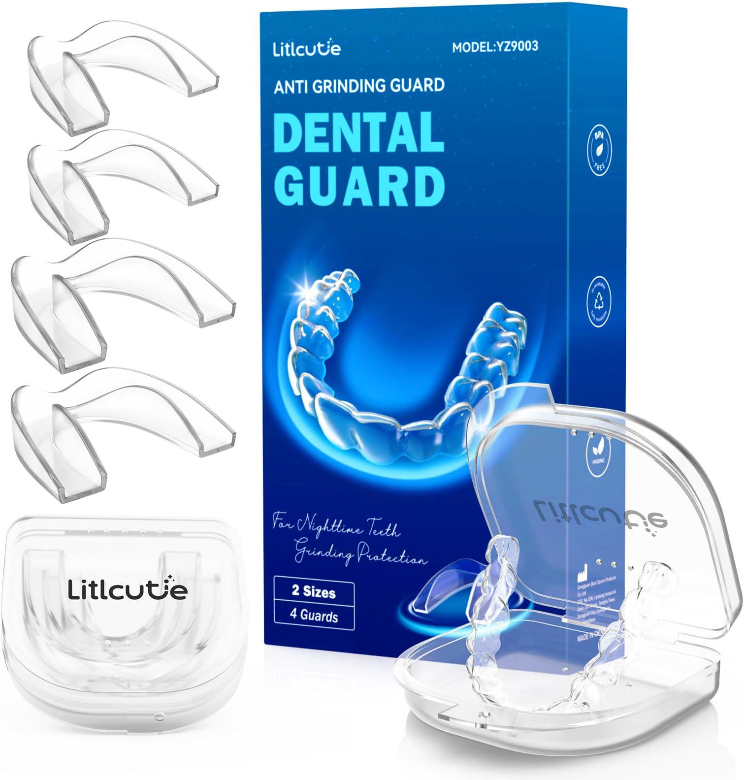 Amazon.com: 4 Pack Pink Night Guards for Teeth Grinding and Clenching ...