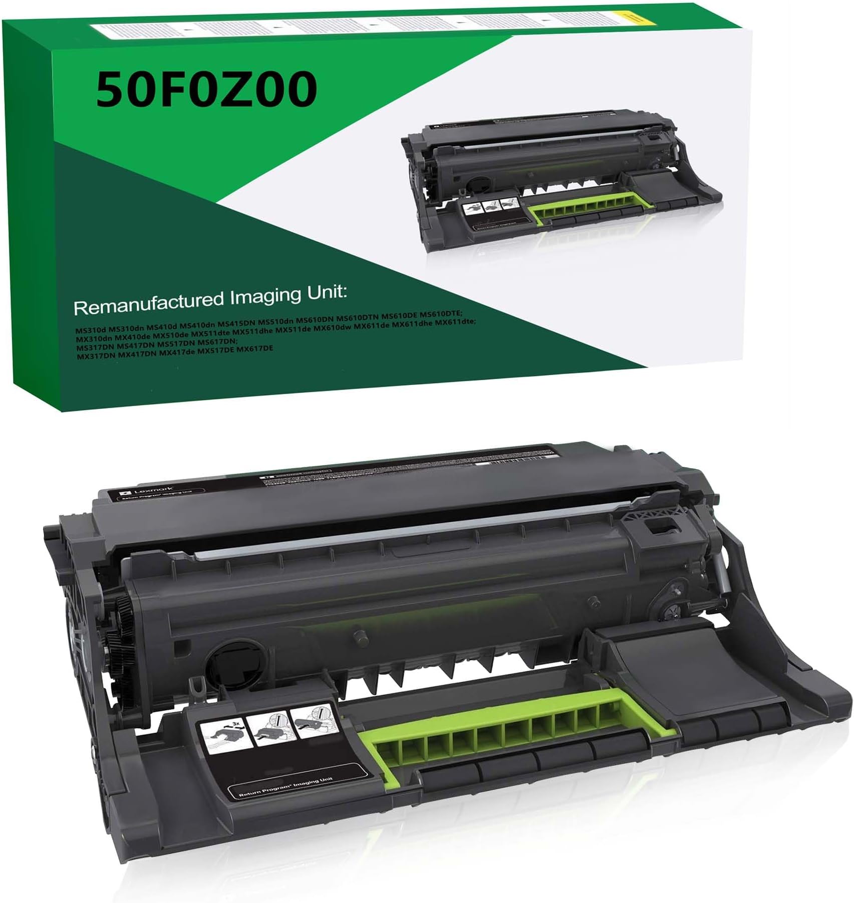 Amazon.com: 50F0Z00 Imaging Unit-Compatible for Lexmark 50F0Z00 500Z ...
