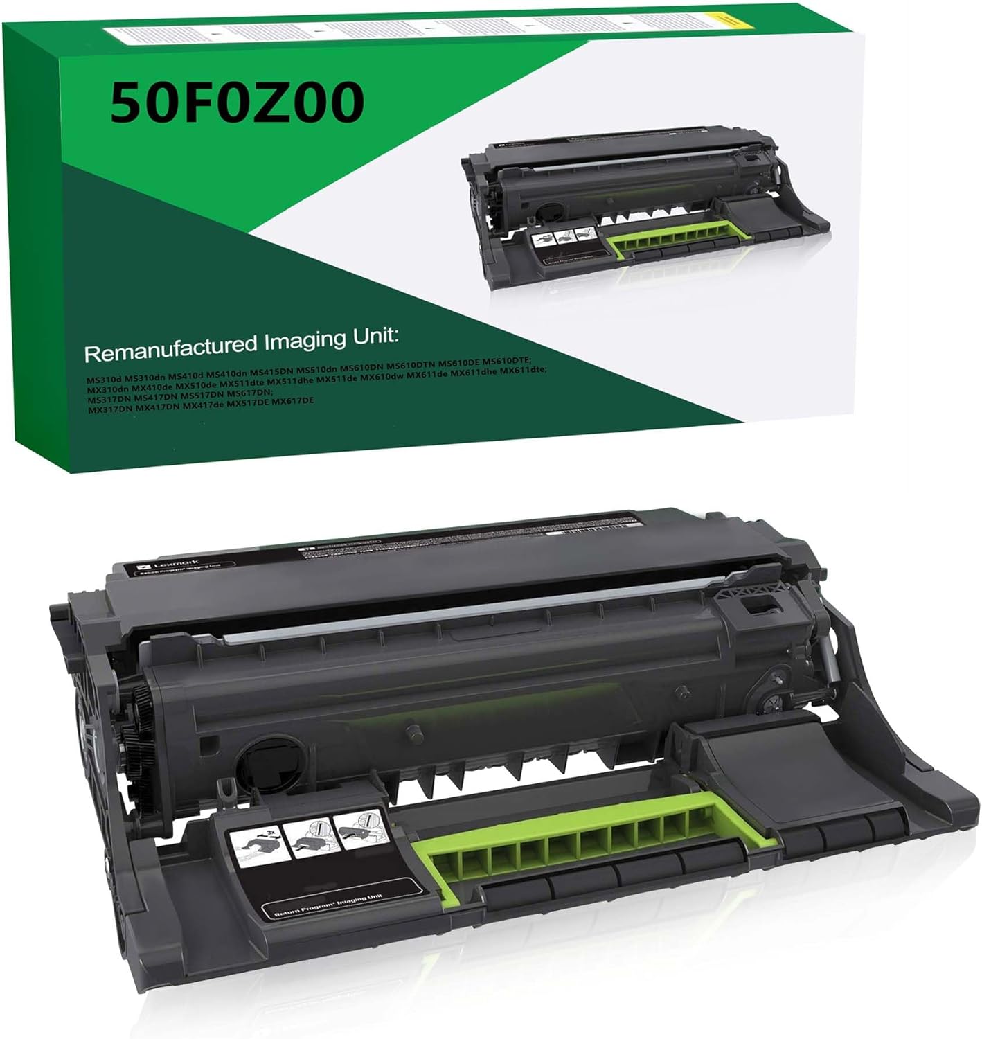 Amazon.com: 50F0Z00 Imaging Unit-Compatible for Lexmark 50F0Z00 500Z ...