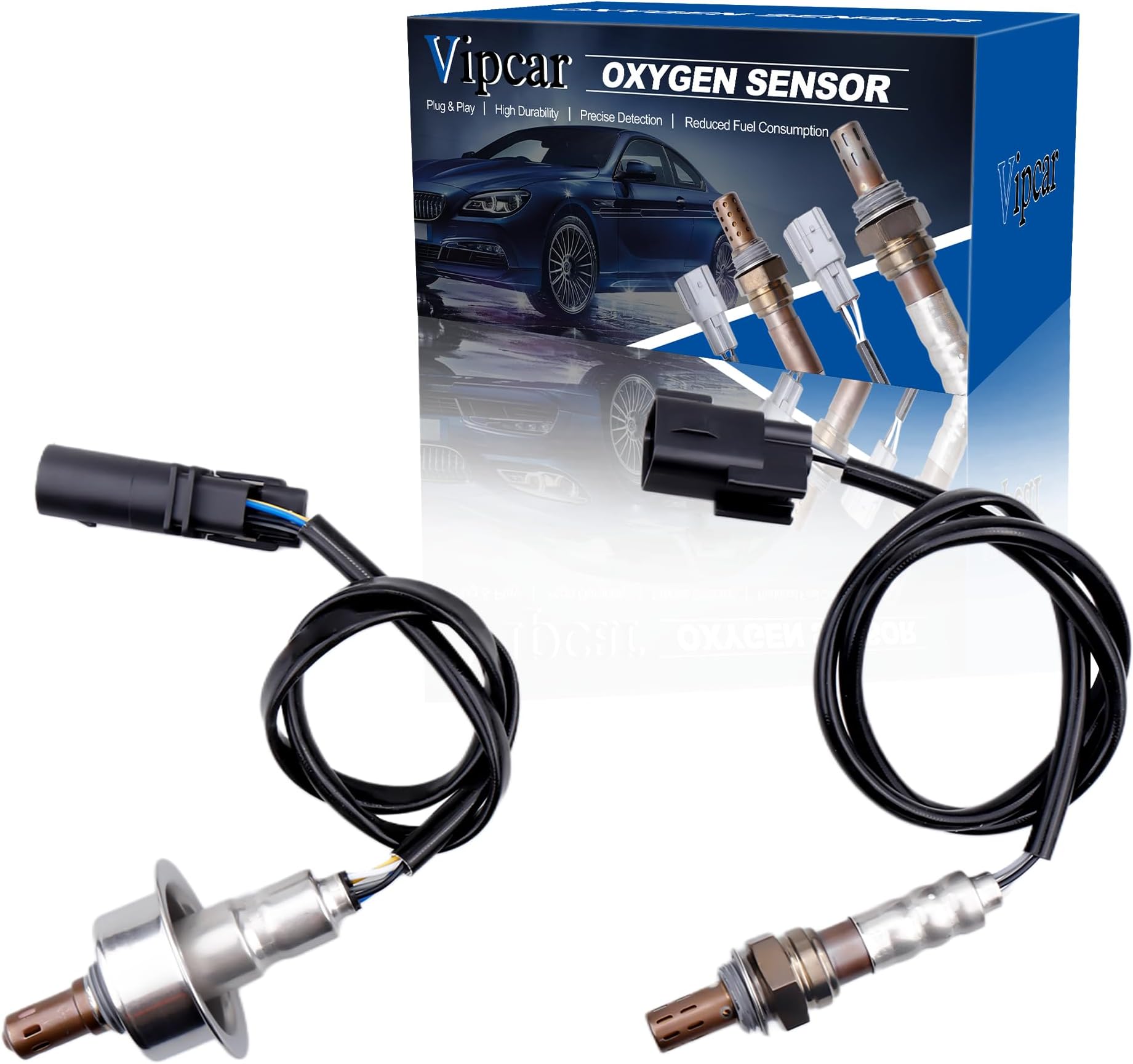 Amazon.com: VIPCAR 2345029+2344238 Oxygen Sensor Up & Downstream O2 ...