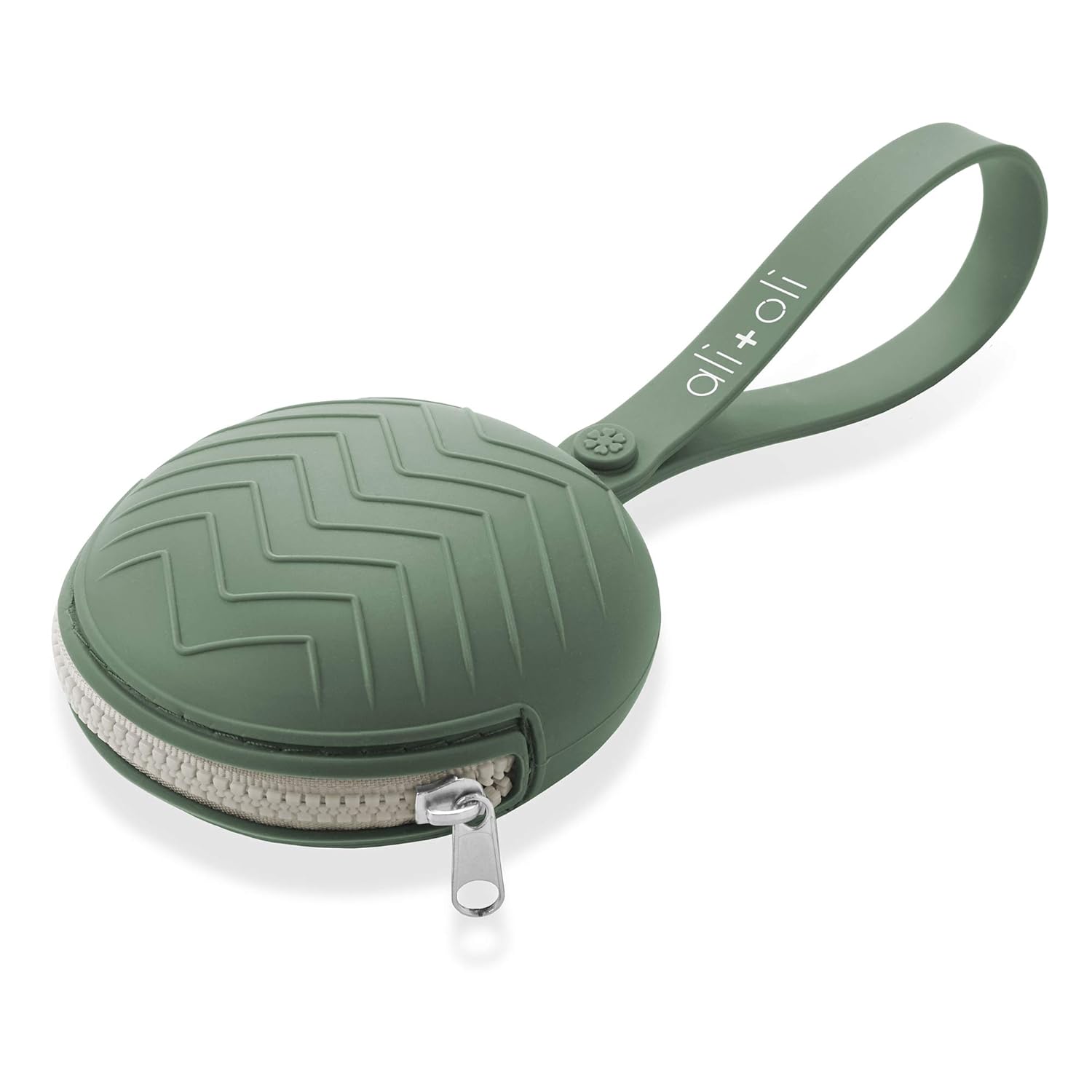 Amazon.com : Ali+Oli Silicone Pacifier Holder Case (Army Green) Diaper ...