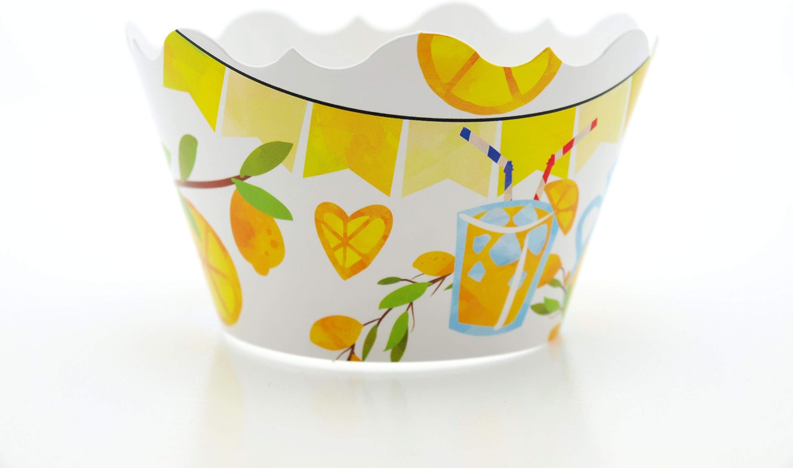 Amazon.com: Lemon Birthday Party Supplies Cupcake Wrappers (12 Pack ...