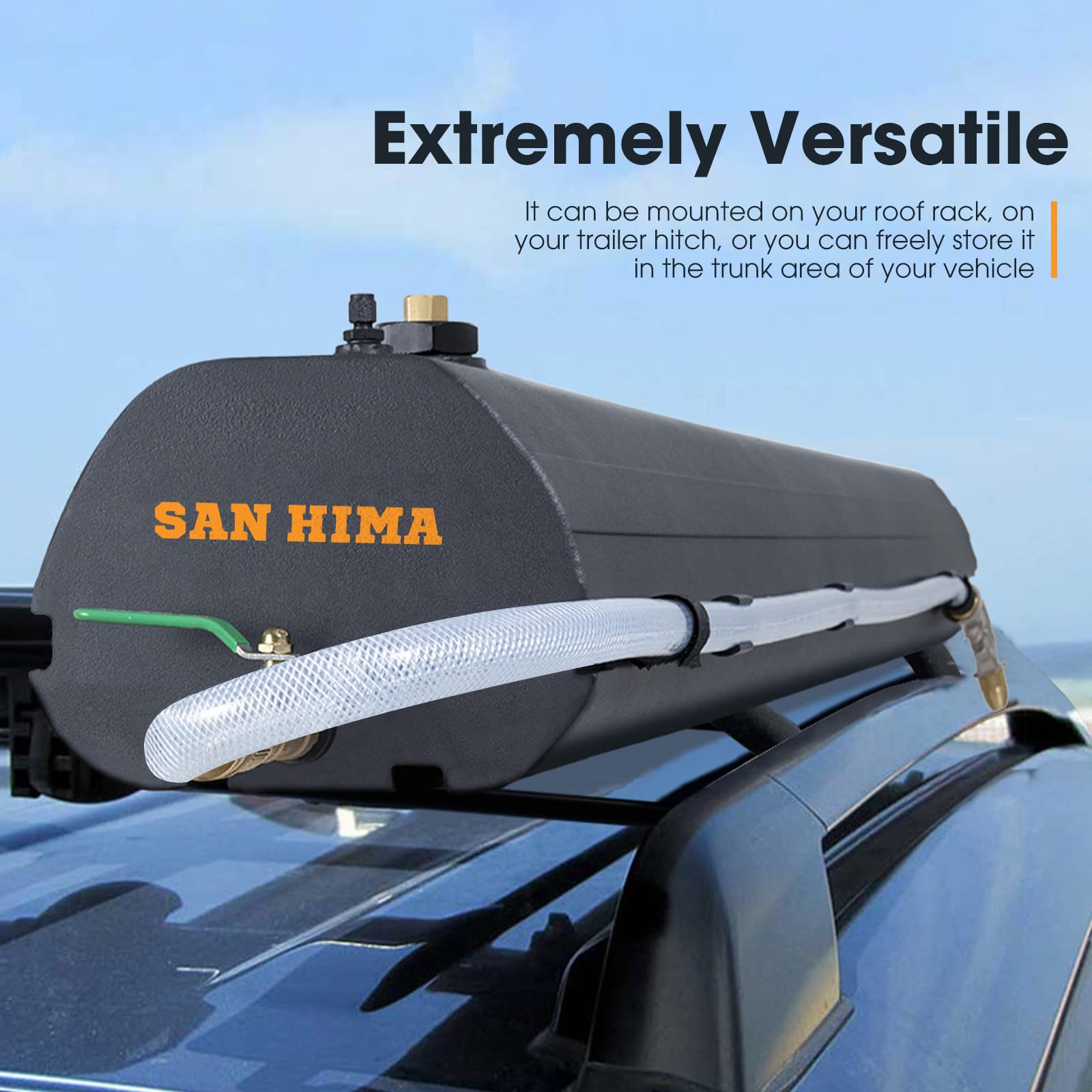 Snapklik.com : Pressurized Water Tank 8 Gallon, Portable Camping Shower ...