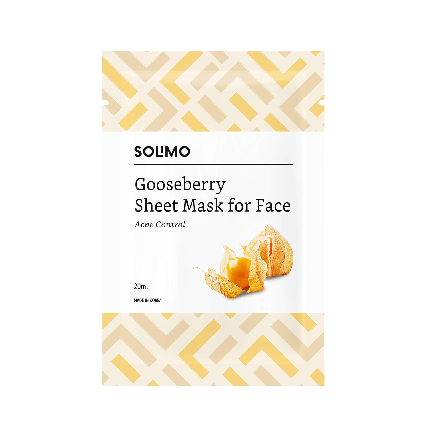 Buy Amazon Brand - Solimo Solimo Gooseberry Sheet Mask for Face Online ...