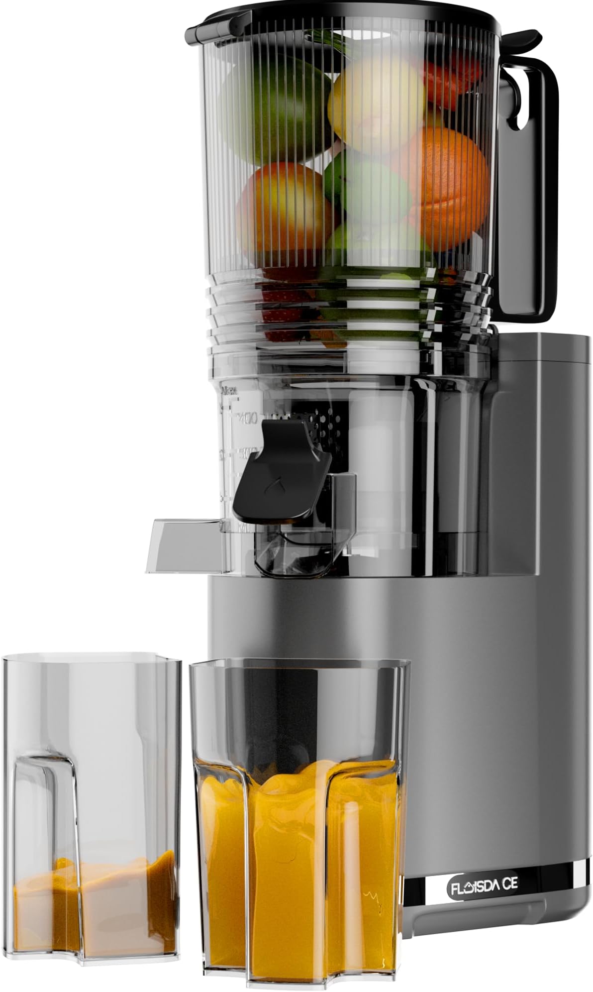 Amazon.com: Cold Press Juicer Machines Vegetable and Fruit, 4.1" Large ...