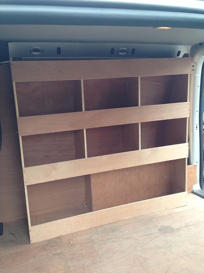 Flat Packed Van Shelving Racking to fit VW Caddy Van Racking Plywood ...