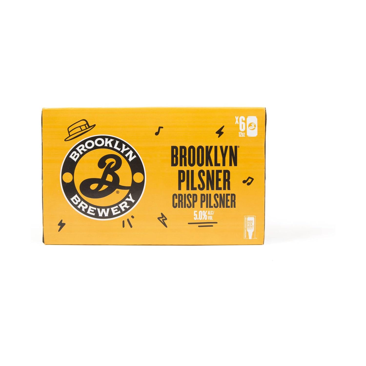 Amazon.com: Brooklyn Brewery Brooklyn Pilsner 6Pk Cans, 12 Fz : Grocery ...