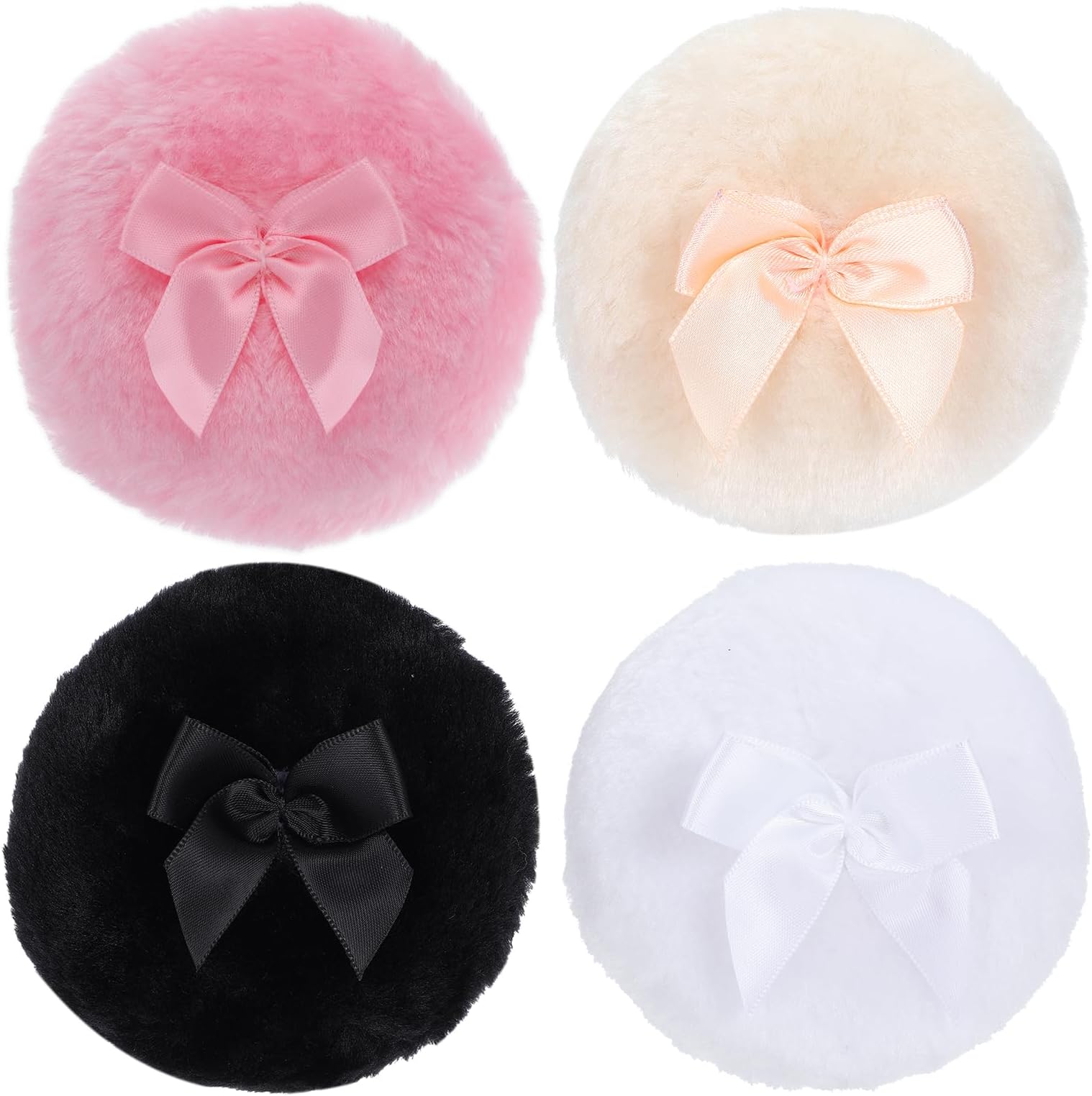 Amazon.com: YUXIANLB 4PCS Large Fluffy Powder Puff for Body Face, Ultra ...