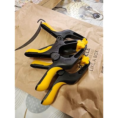Buy EQUIPTZ Spring Clamps Heavy Duty, 4-Pack 6-inch Large Plastic ...