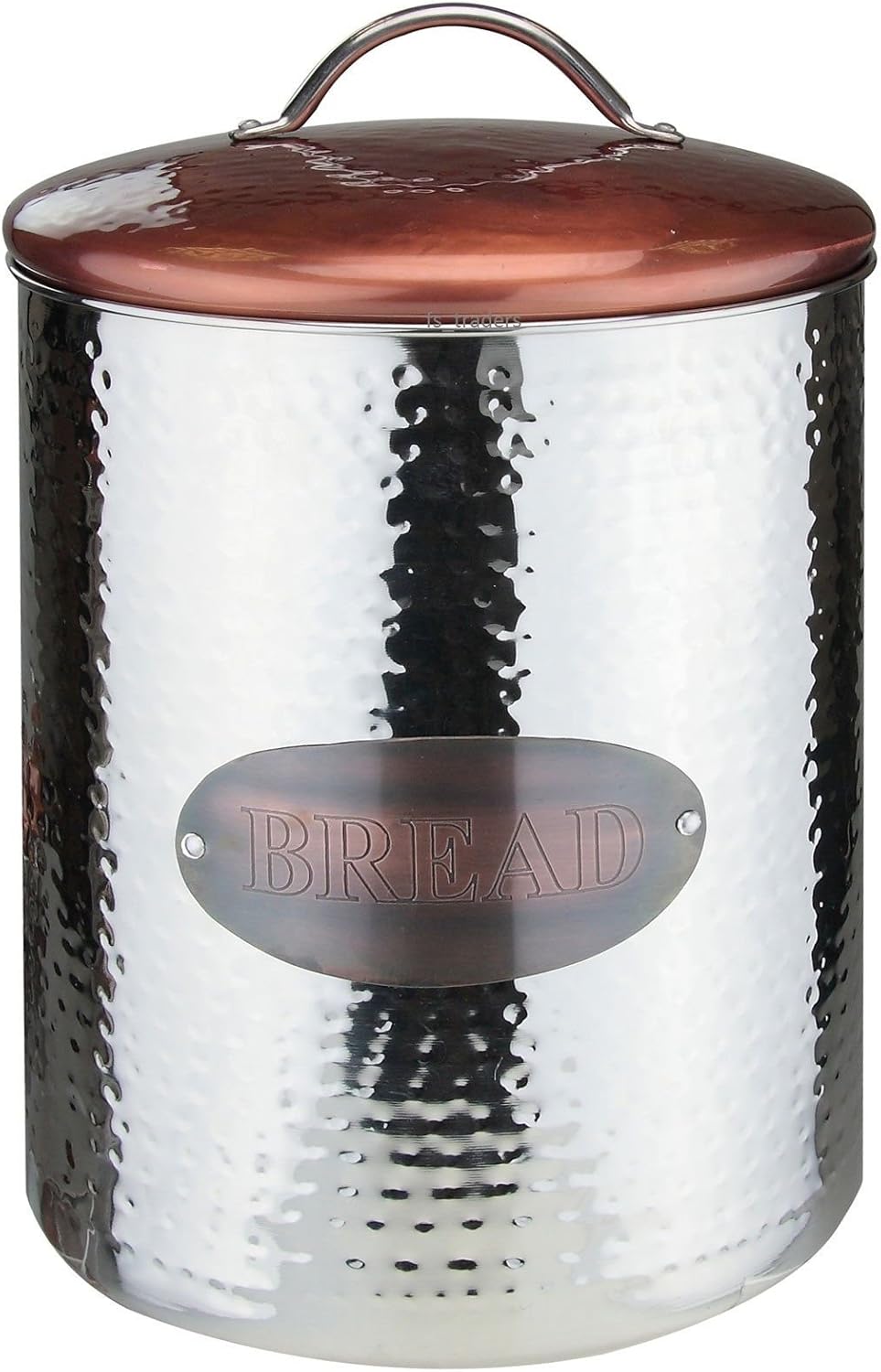 Ap Stainless Steel Copper Bread Bin Pita Storage Kitchen Food Storage ...
