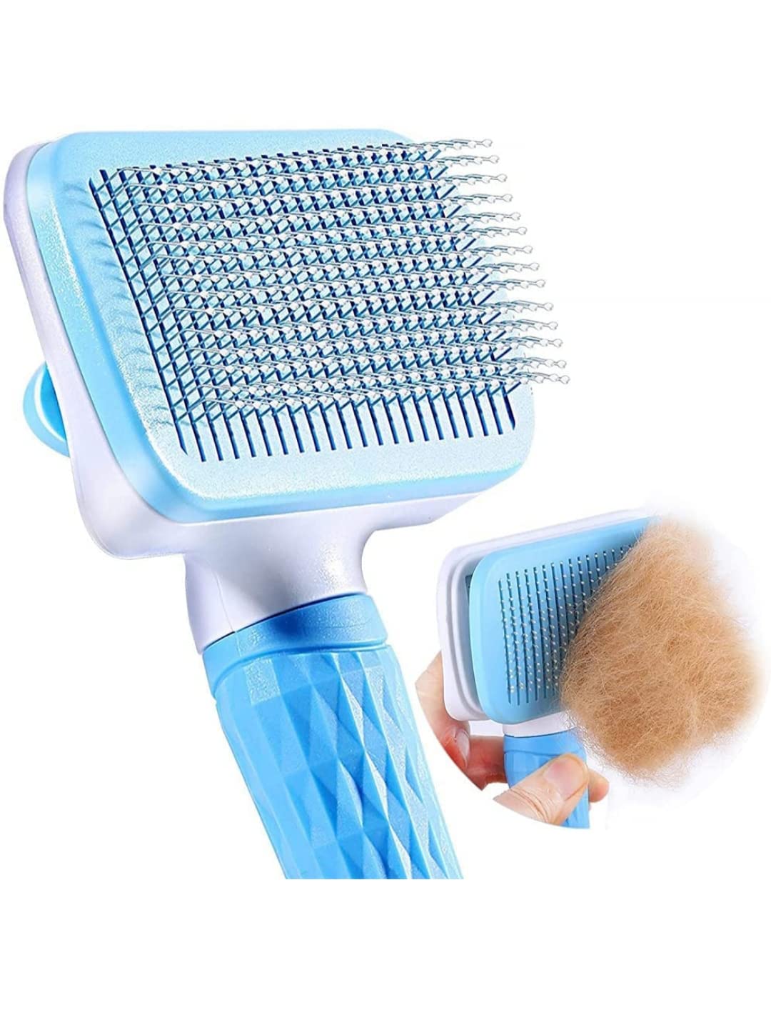Buy Dunk N Dogs Non Toxic Plastic Slicker Dog Comb Brush Pet Grooming ...