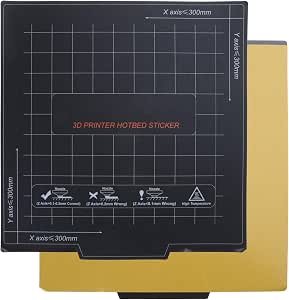 Amazon.co.jp: 3D Printer Base Print Bed Tape 180/235/310mm Square Heat ...