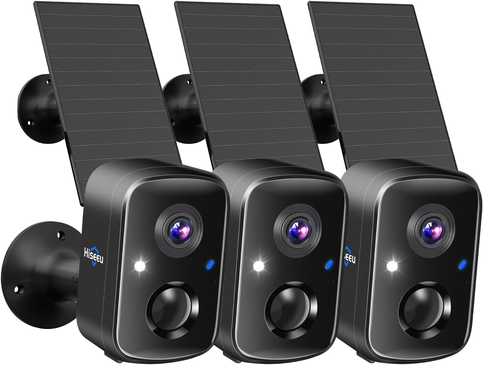 Amazon.com : SYMYNELEC Solar Security Cameras Outdoor: 4-Pack Wireless ...