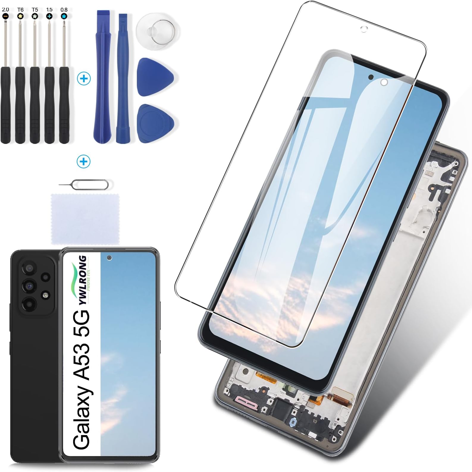 Amazon.com: A-MIND for Samsung A53 5G A536(OLED with Frame) Screen ...