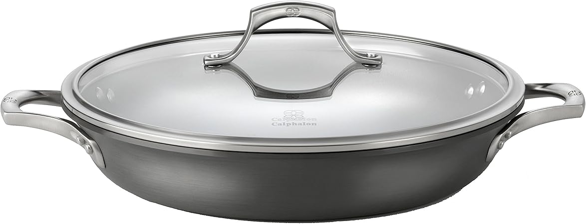 Amazon.com: Calphalon Unison Nonstick, Everyday Pan, 12-inch: Calphalon ...