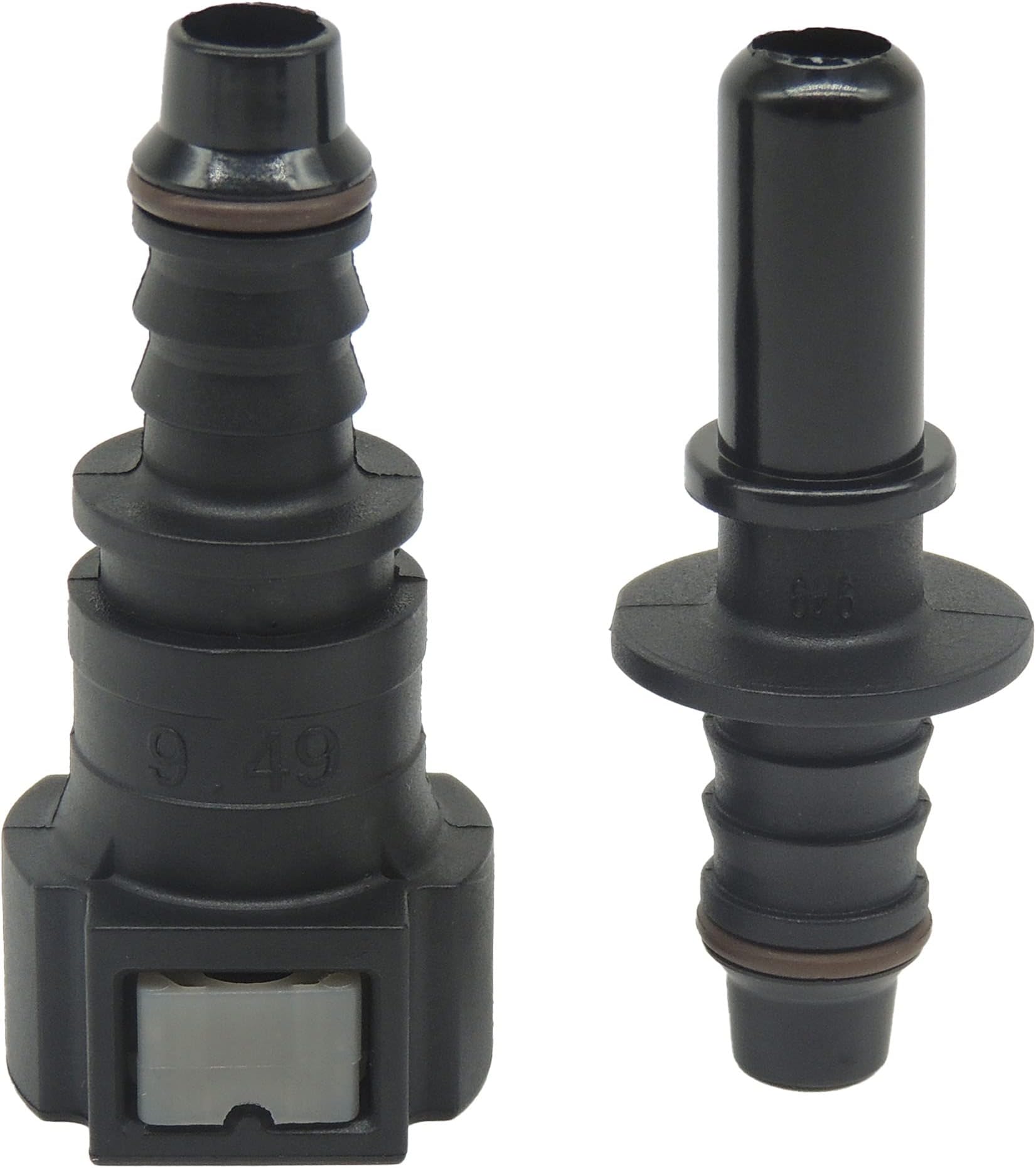 Amazon.com: Fitting Fuel Line Quick Connector 1/2” Barb to 1/2” Bundy ...