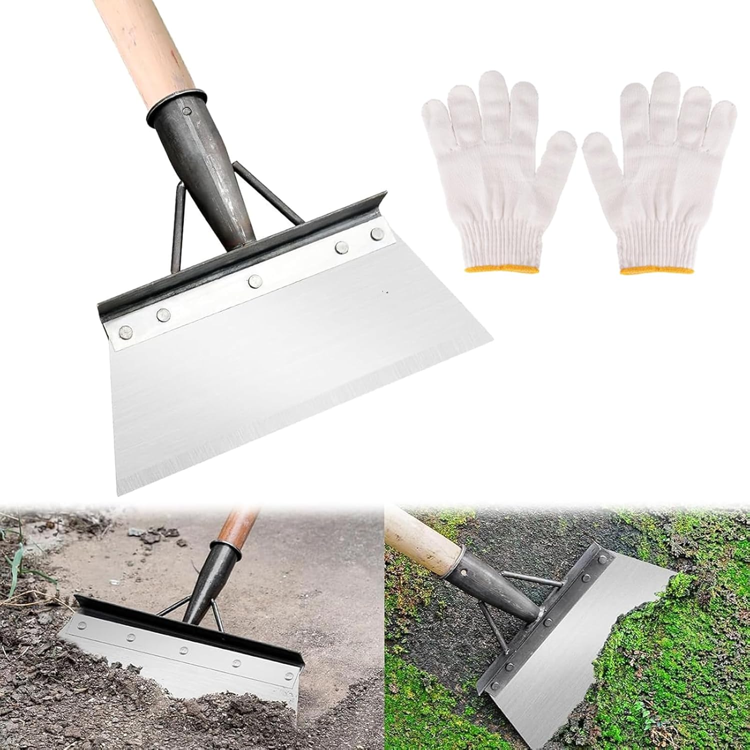 Garden Shovel, Multifunctional Cleaning Shovel, stainless Steel ...