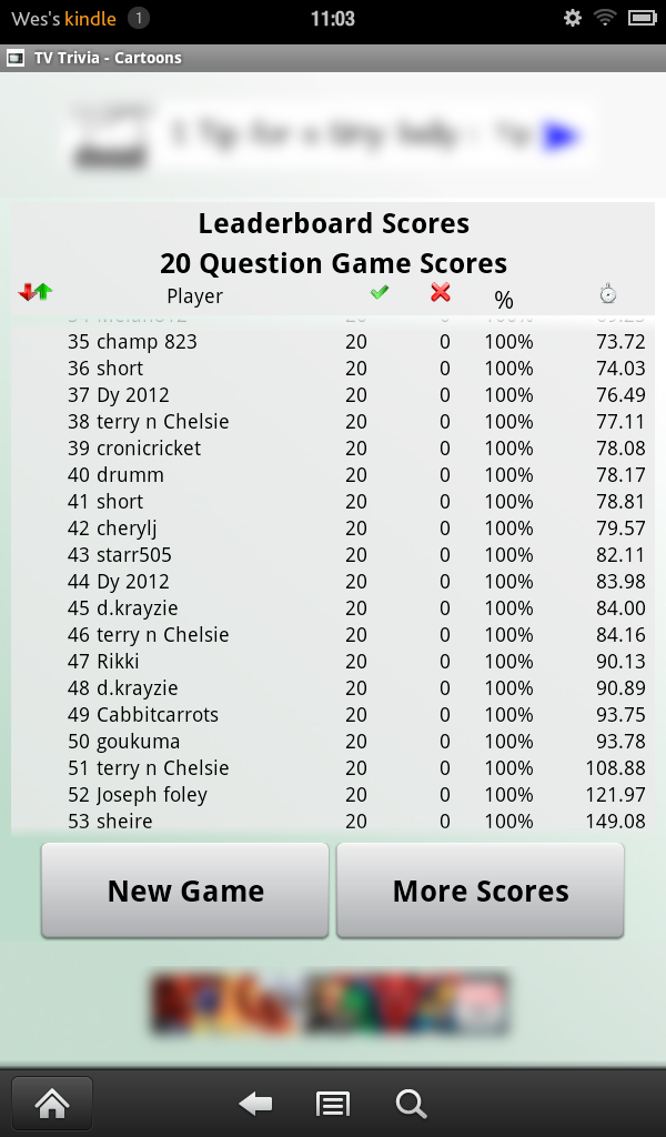 Cartoon Trivia - App on Amazon Appstore