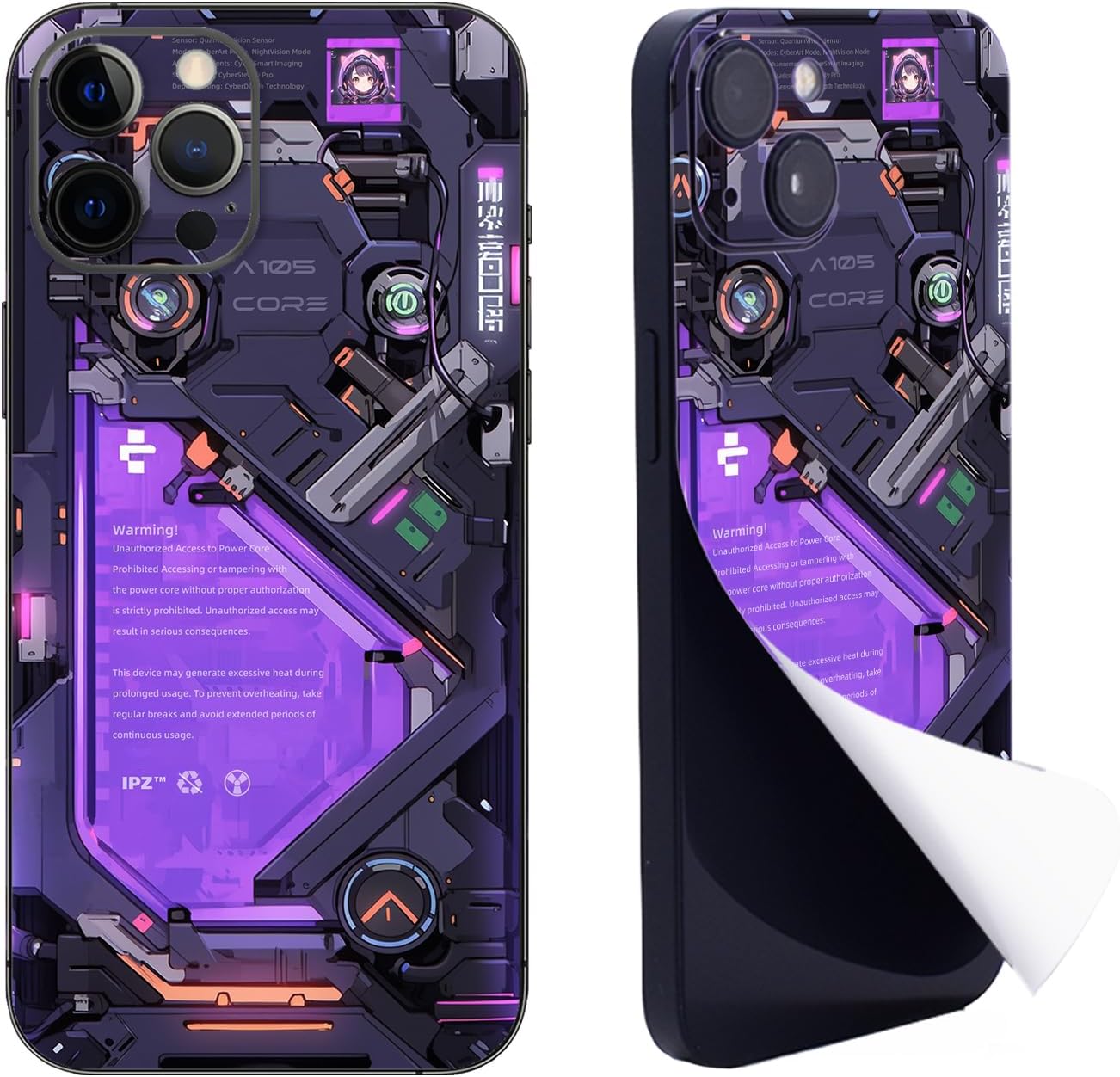 Amazon.com: Cool Future Style Teardown Back Cover Sticker Compatible ...