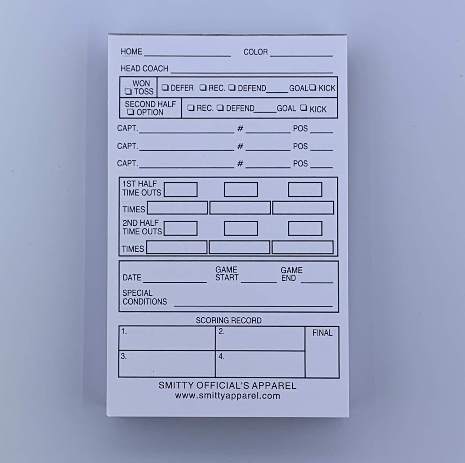 Amazon.com: Smitty | ACS-536 | Throw Away Game Cards | Football | Set ...