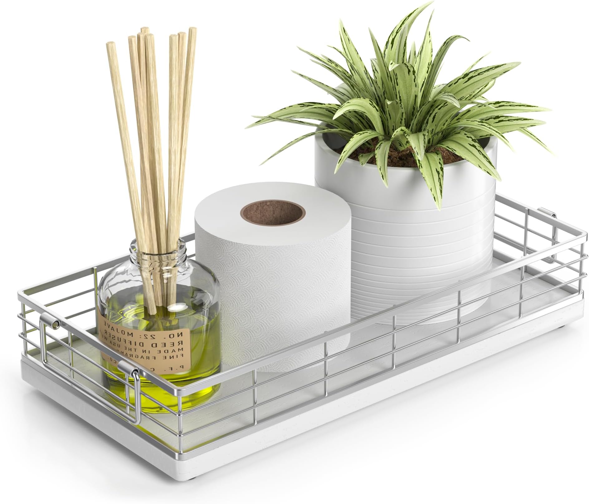 Amazon.com: Lineshading Bathroom Decor Box Toilet Tank Tray Paper ...