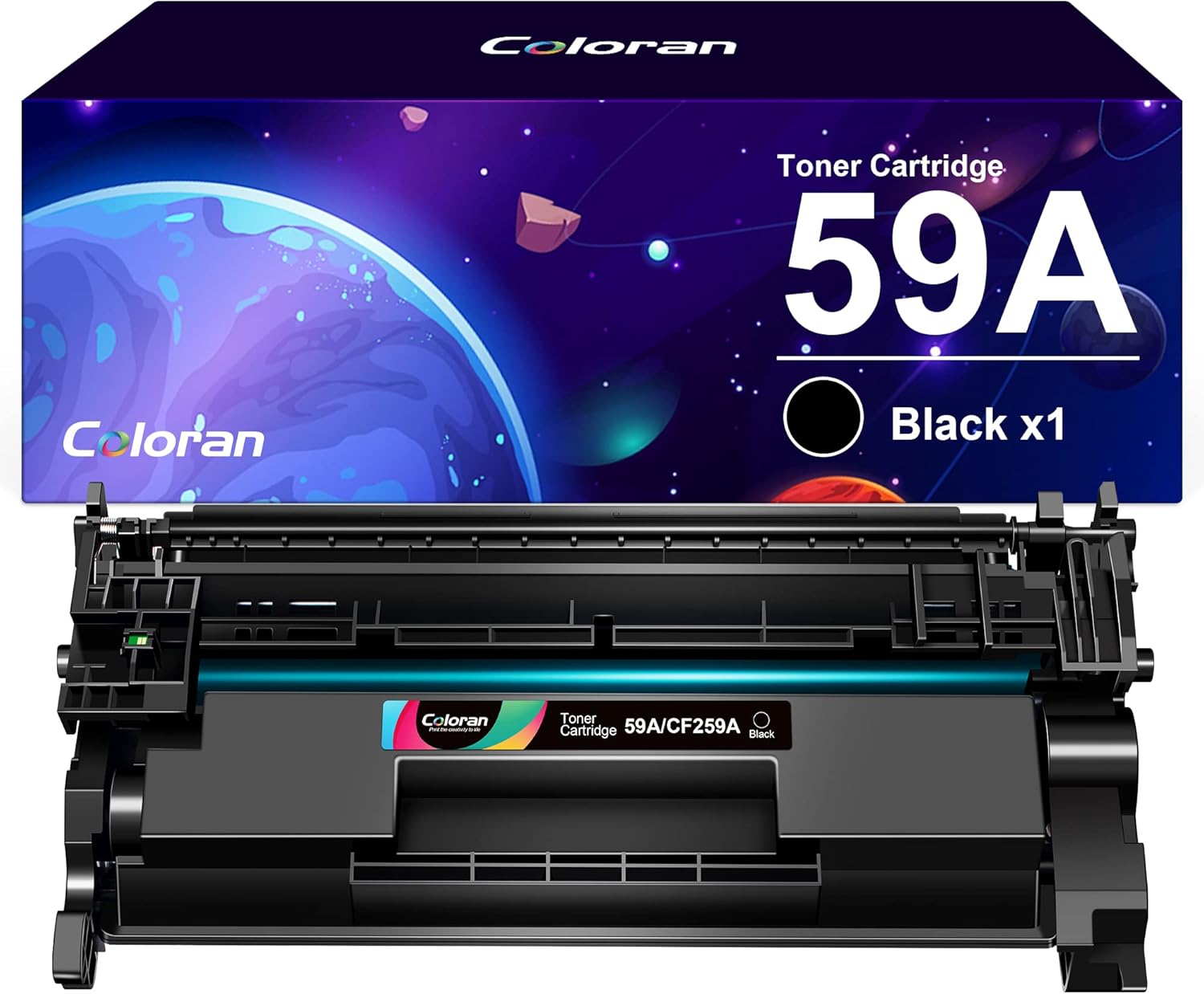 Coloran 59A Toner Cartridge Replacement for HP CF259A 59A CF259X 59X ...
