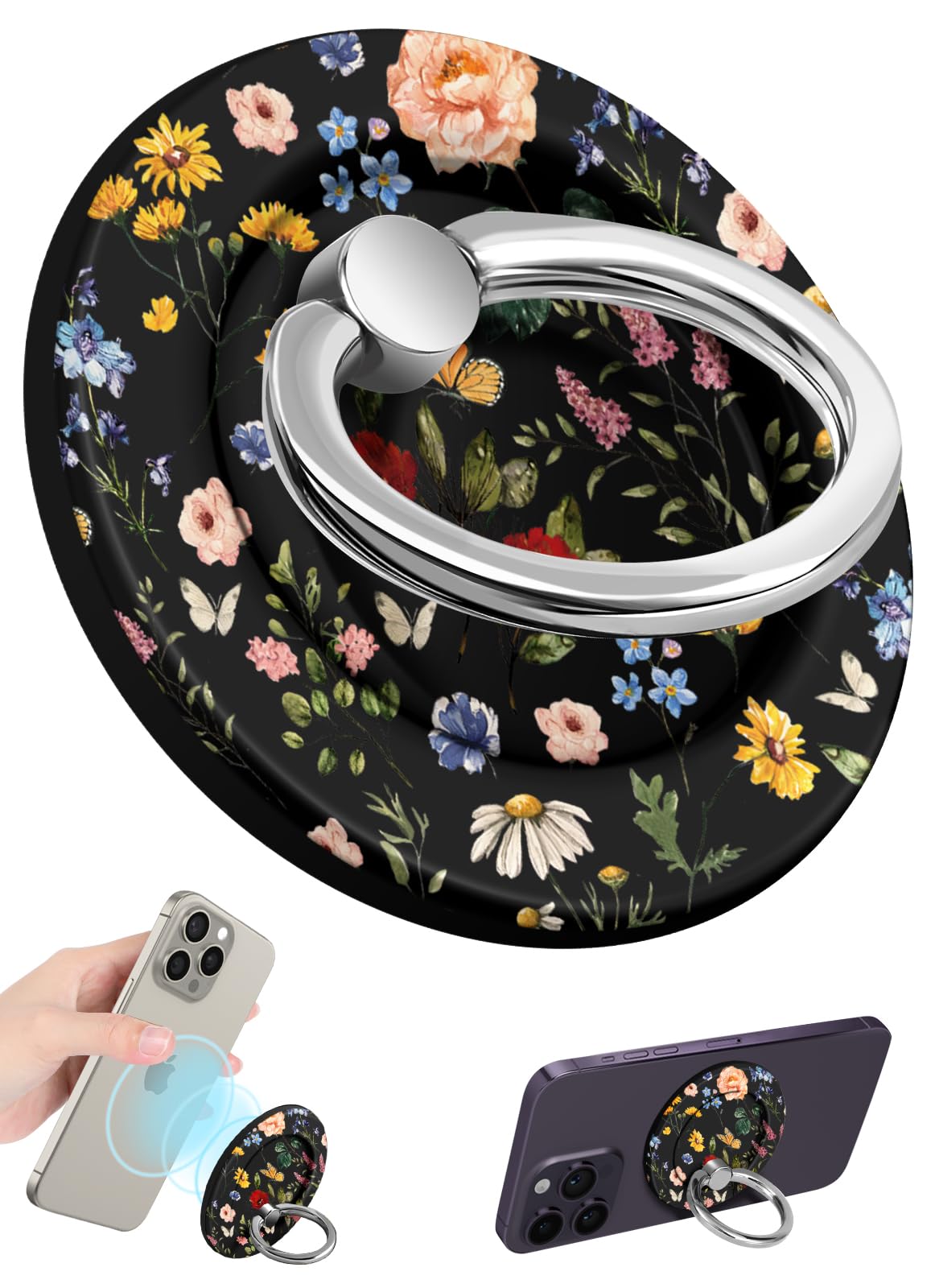 Amazon.com: Lotadilo for Magnetic Phone Ring Holder Compatible with ...