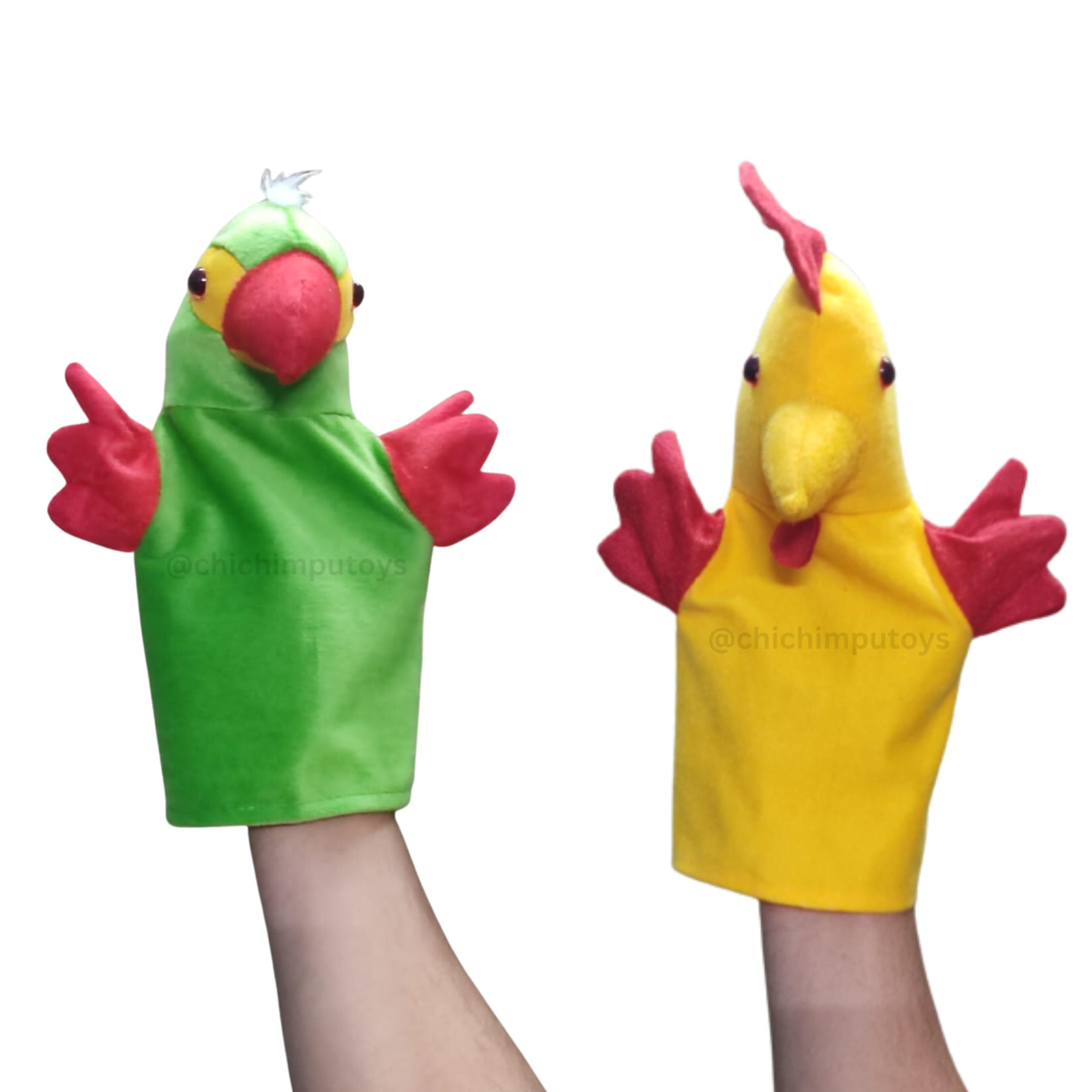 Ritu Shubhmans Creation Parrot And Hen Hand Puppet Bird Hand ...